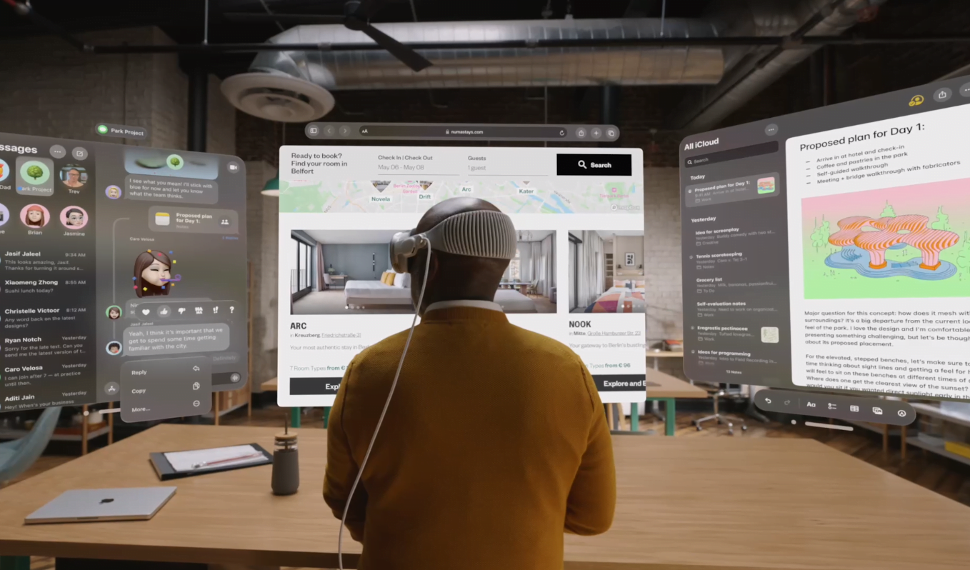 Comment Apple Vision Pro permettra le bureau du futur - Inside360